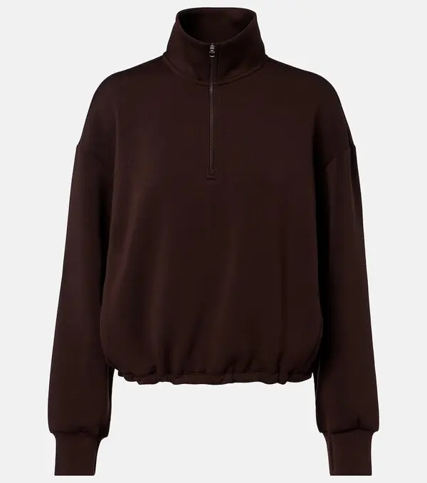 Varley Sian Half-zip Sweatshirt - Brown
