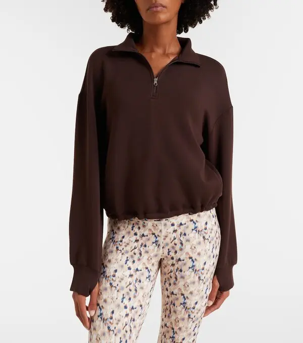 Varley Sian Half-zip Sweatshirt - Brown