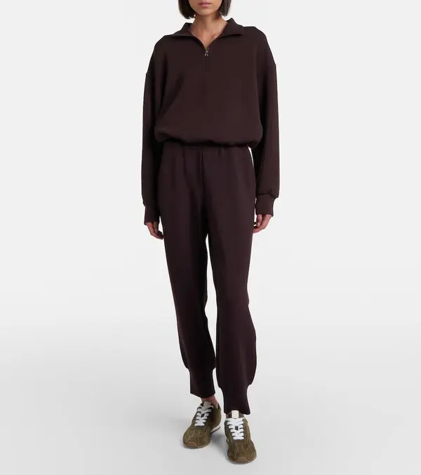 Varley Sian Half-zip Sweatshirt - Brown