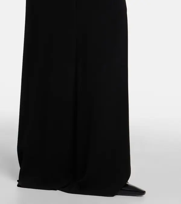 Max Mara Cady Wide-leg Pants - Black