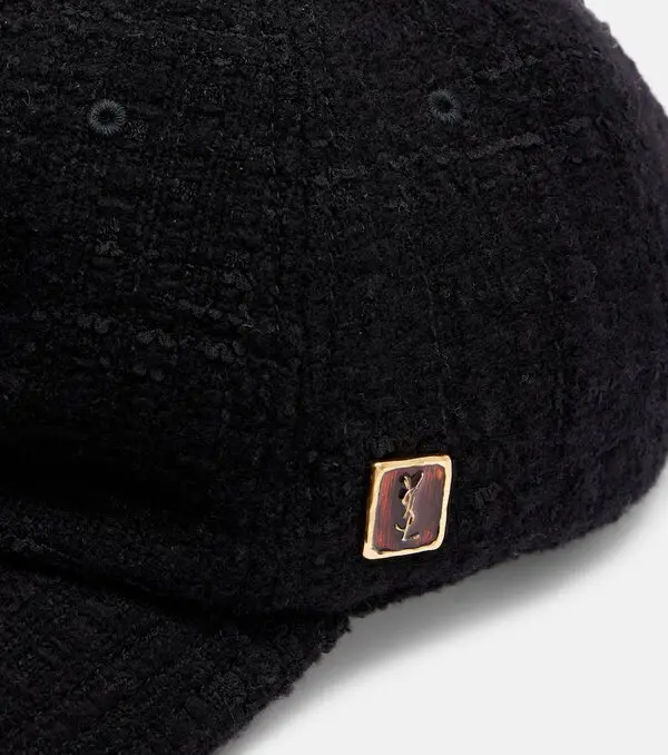 Saint Laurent Wool Baseball Cap