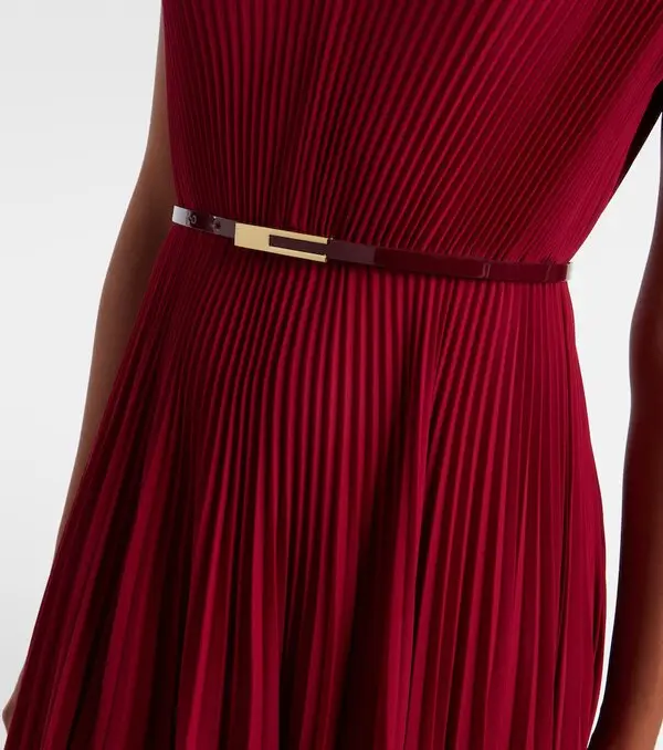 Max Mara Georgette Gown - Red