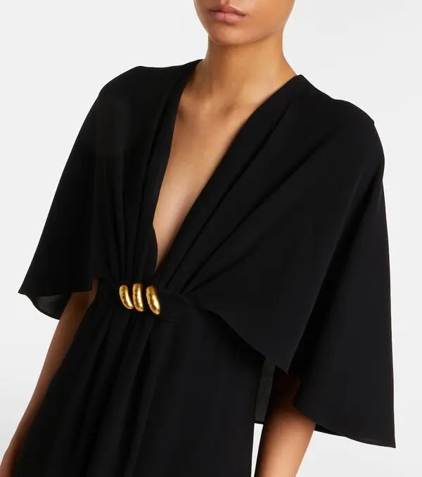 Max Mara Elegant Cady Gown - Black