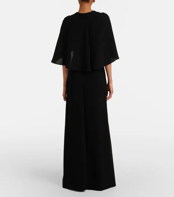 Max Mara Elegant Cady Gown - Black
