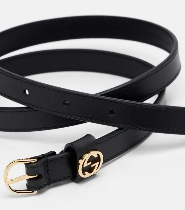 Gucci Interlocking G Leather Belt