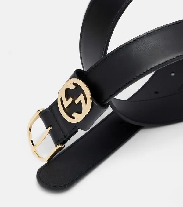 Gucci Interlocking G Leather Belt