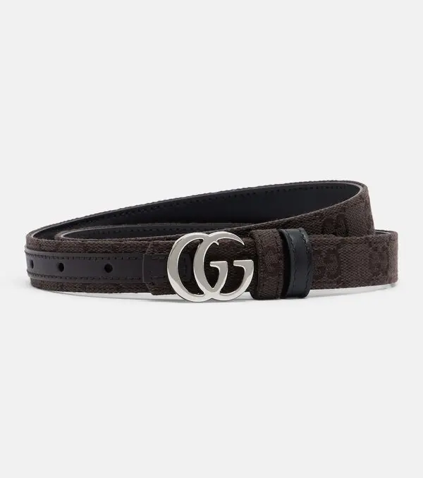 Gucci Gg Marmont Reversible Belt - Brown