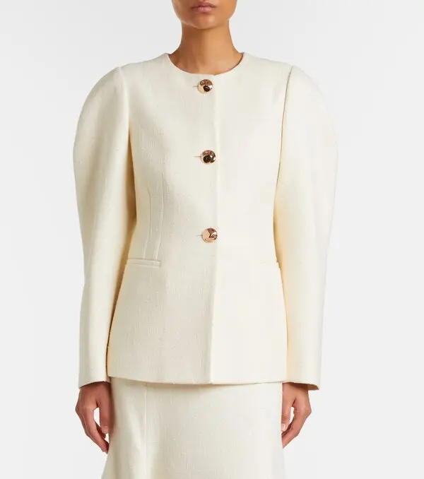 Gabriela Hearst Daelan Silk And Wool Blazer