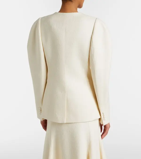 Gabriela Hearst Daelan Silk And Wool Blazer