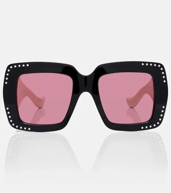 Valentino Garavani Viva Superstar Square Sunglasses - Black