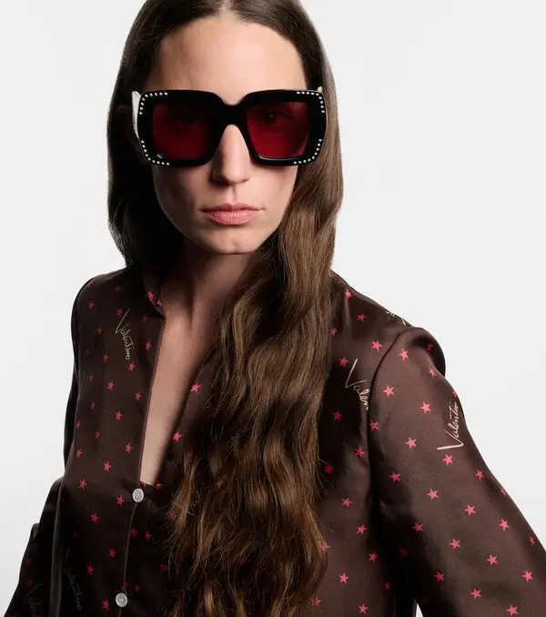 Valentino Garavani Viva Superstar Square Sunglasses