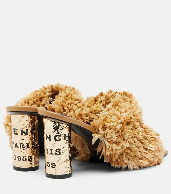 Givenchy Raffia-effect Mules