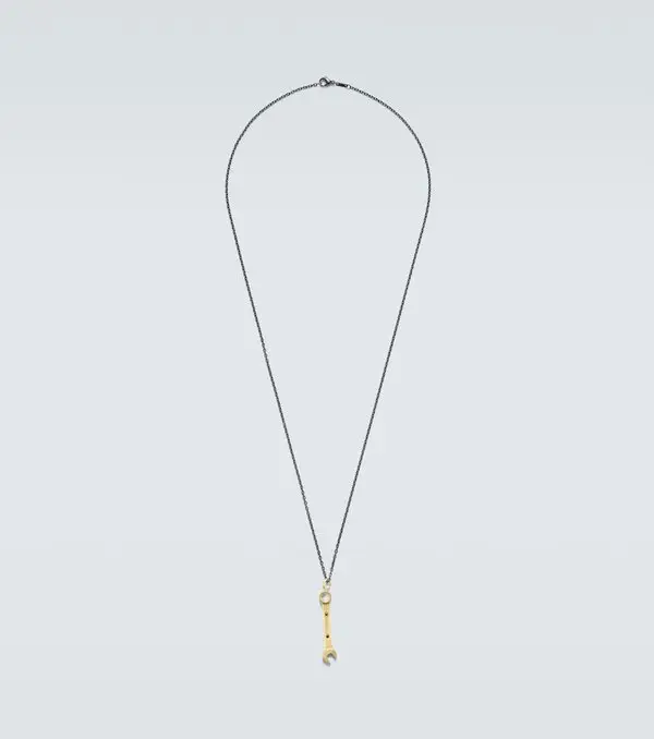 Ileana Makri Divine Mechanics 18kt Diamond Pendant Necklace - Gold