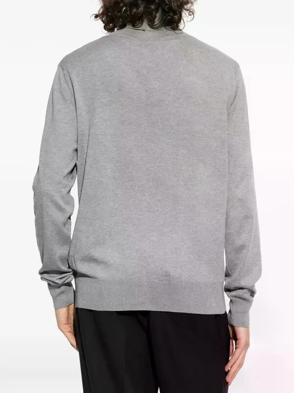 Balmain Logo-embroidered Roll-neck Sweater