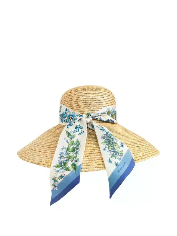 FERRAGAMO Wide-brim Hat