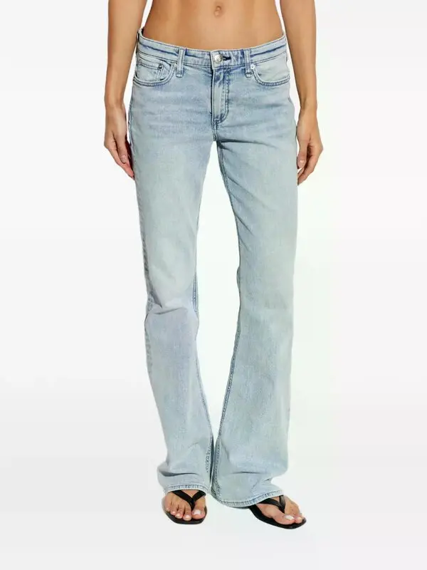 Rag & Bone Light Faded Effect Jeans - Blue