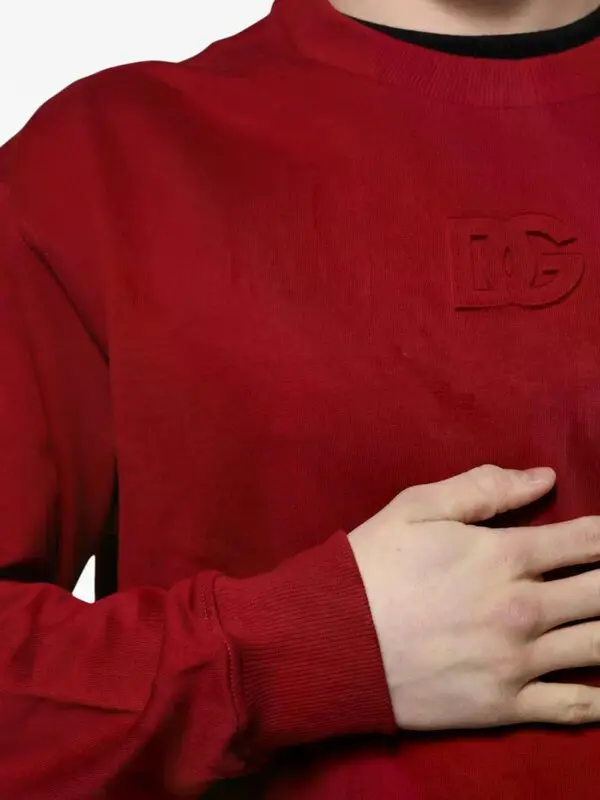 Dolce & Gabbana Embossed Logo Sweatshirt