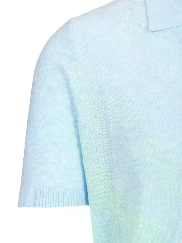 AL DUCA D’AOSTA 1902 Moss-stitch Cotton Polo Shirt