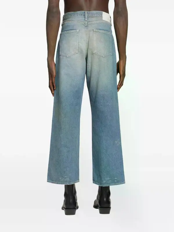 STEIN Flared Wide-leg Jeans