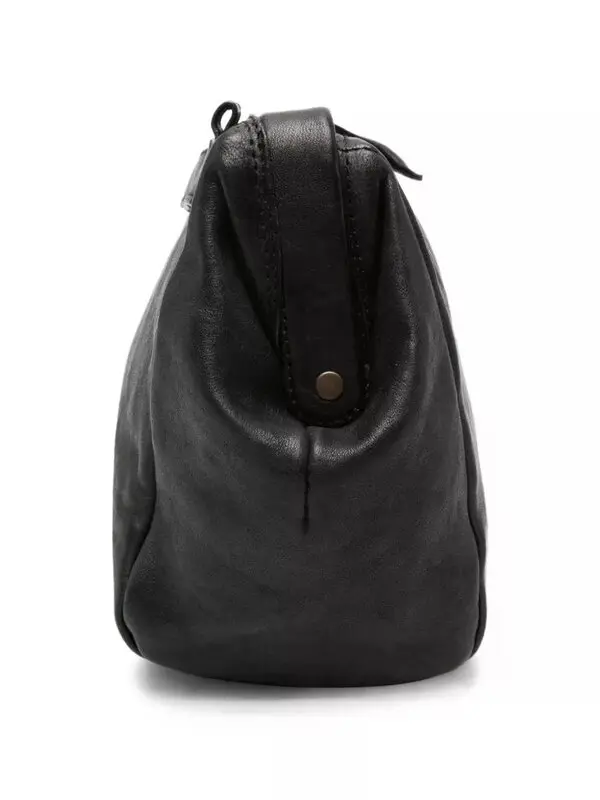 SOMMET Luma Leather Shoulder Bag - Black