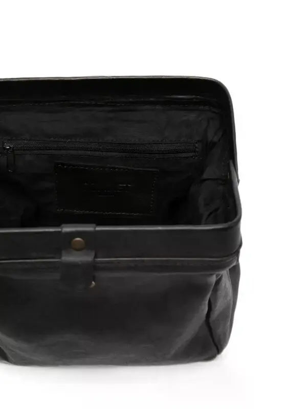 SOMMET Luma Leather Shoulder Bag - Black