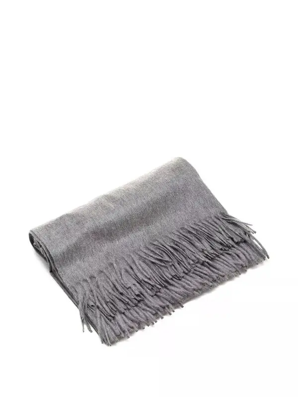 AL DUCA D’AOSTA 1902 Fringed Cashmere Scarf - Grey