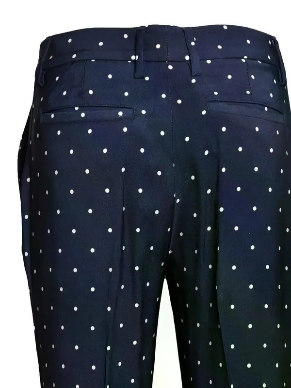 ROOM 52 Polka-dot Straight-leg Trousers