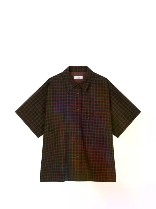 STUDIO TOMBOY Check Short-sleeve Shirt