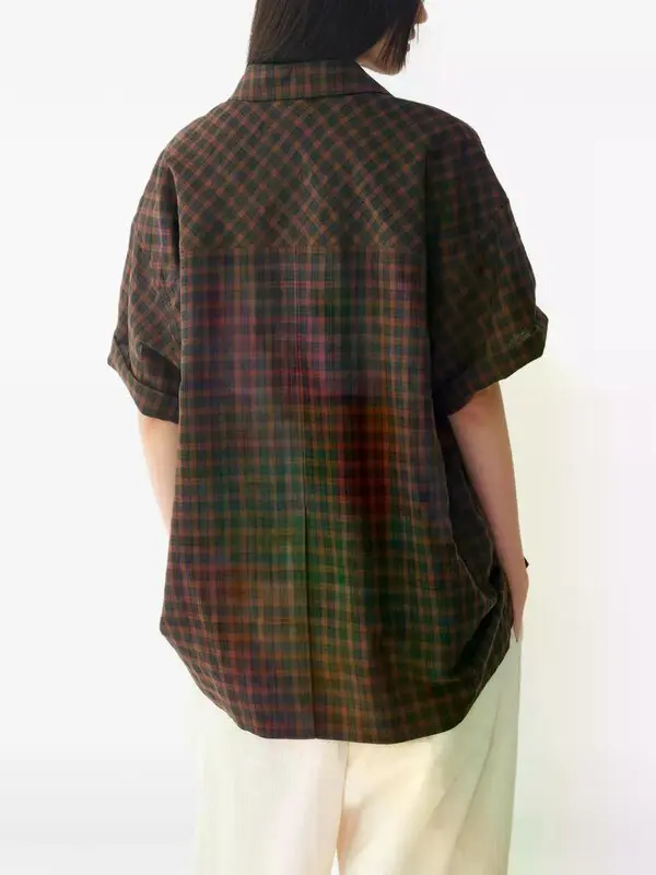 STUDIO TOMBOY Check Short-sleeve Shirt