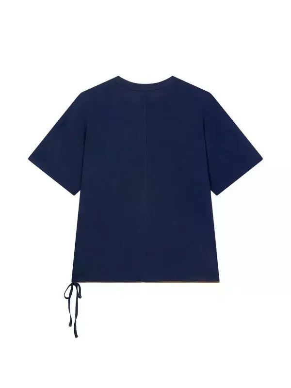 STUDIO TOMBOY Ribbon Detail T-shirt - Blue