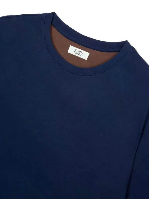 STUDIO TOMBOY Ribbon Detail T-shirt - Blue