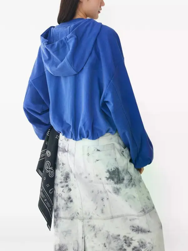 STUDIO TOMBOY Logo Embroidered Drawstring Hoodie
