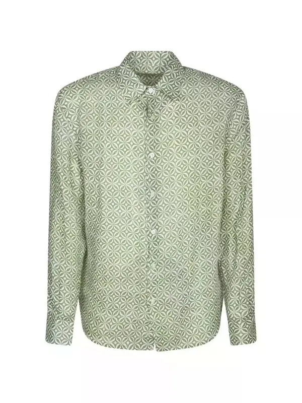 PENINSULA SWIMWEAR Asinara Geometric-print Shirt
