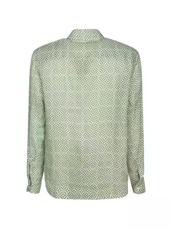 PENINSULA SWIMWEAR Asinara Geometric-print Shirt