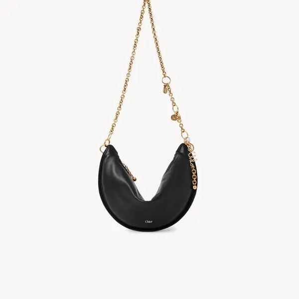 Chloé Icons Shoulder Bag In Soft Leather - Black