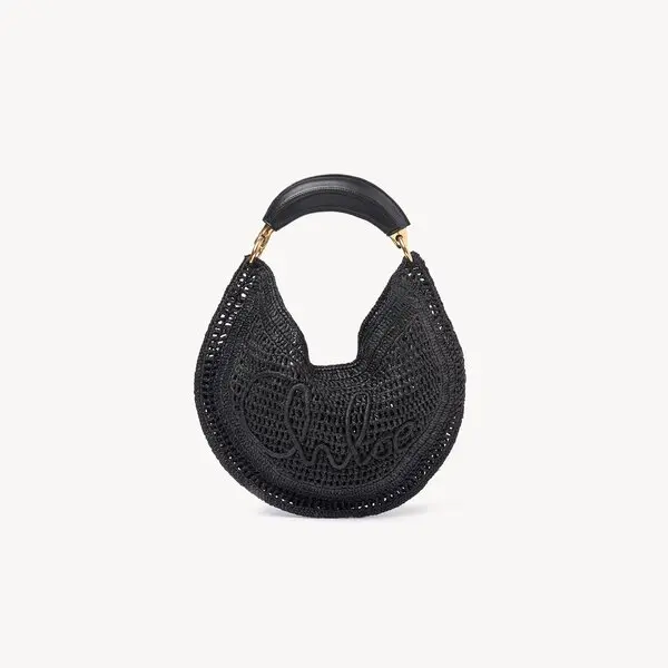 Chloé Summer Banana Hobo Bag - Black
