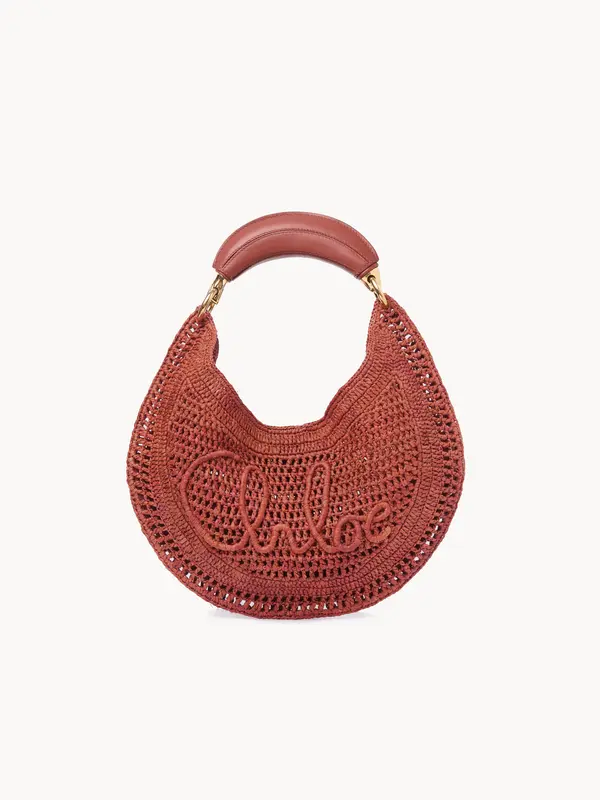 Chloé Summer Banana Hobo Bag - Ginger Red