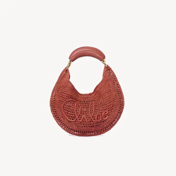 Chloé Summer Banana Hobo Bag - Ginger Red