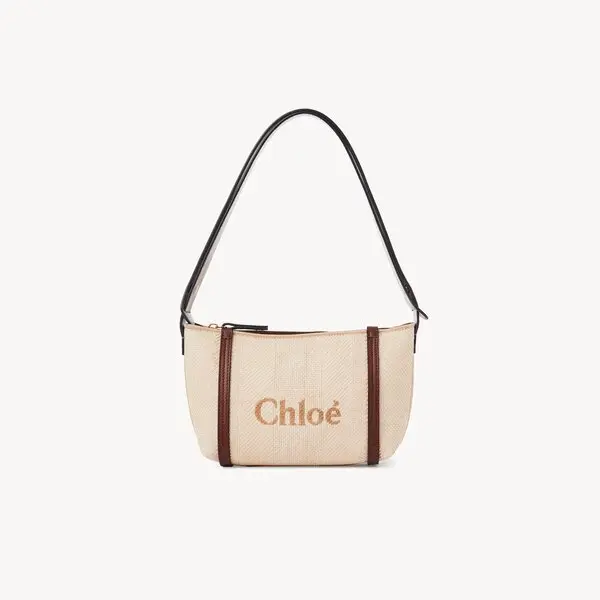 Chloé Raffia Carry Shoulder Bag - Hot Sand