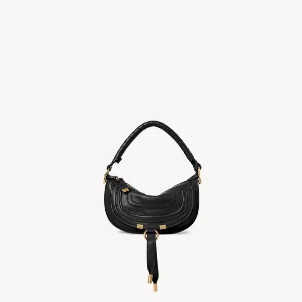 Chloé Mini Marcie Shoulder Bag - Black
