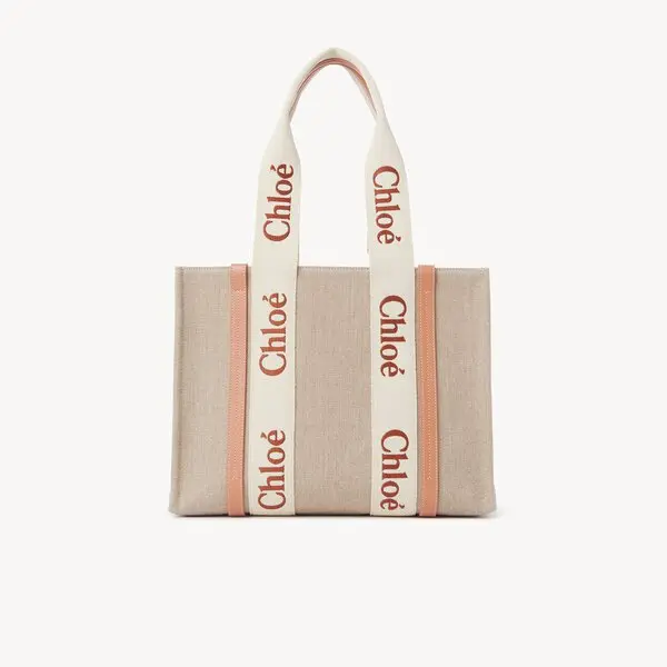 Chloé Woody Tote Bag - Wooden Orange