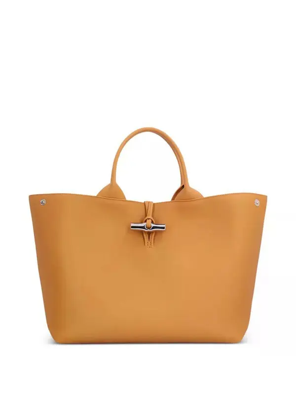Longchamp Le Roseau Leather Tote Bag