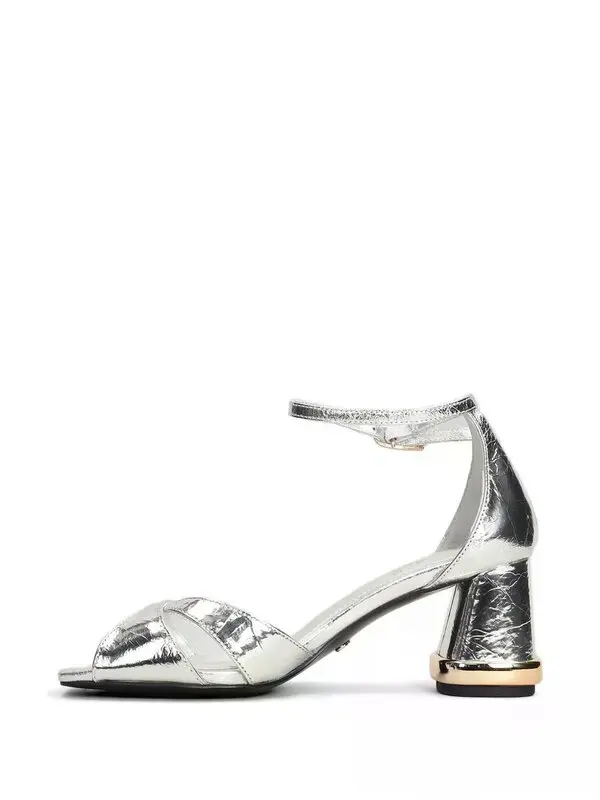 GOLD & ROUGE Crinkled-effect Sandals