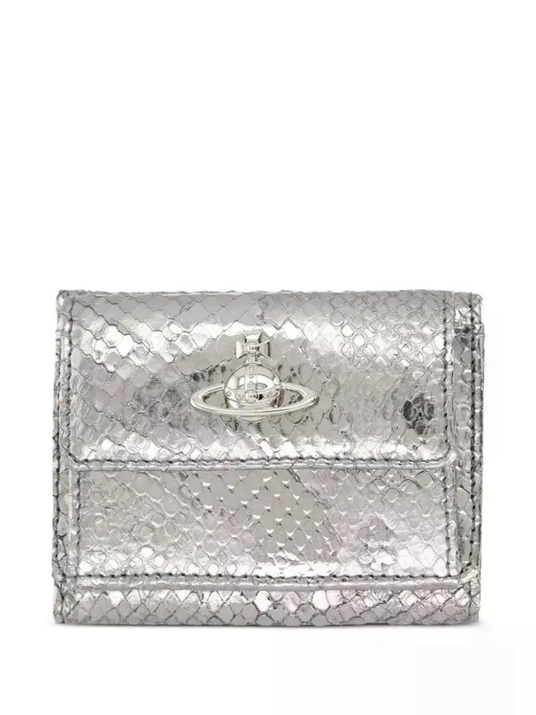 VIVIENNE WESTWOOD Orb Snakeskin-effect Wallet
