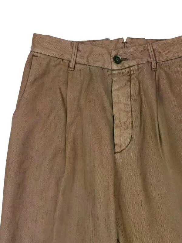 NINE:INTHE:MORNING Pleated Straight-leg Trousers