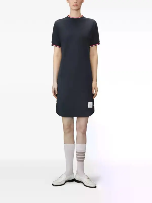 Thom Browne Piqué Dolman Mini T-shirt Dress