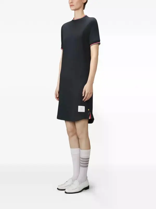 Thom Browne Piqué Dolman Mini T-shirt Dress
