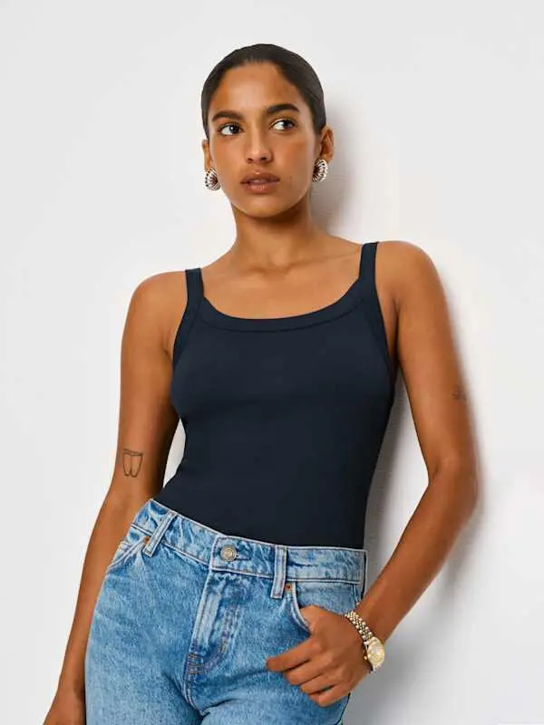 REFORMATION Calie Tank Top - Blue
