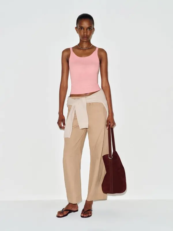 REFORMATION Calie Tank Top - Pink