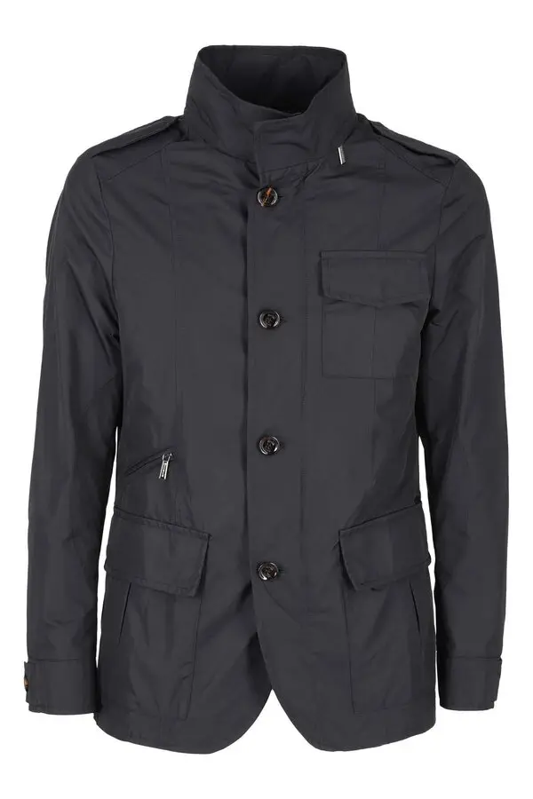 MOORER Porto Lightweight Jacket - Black